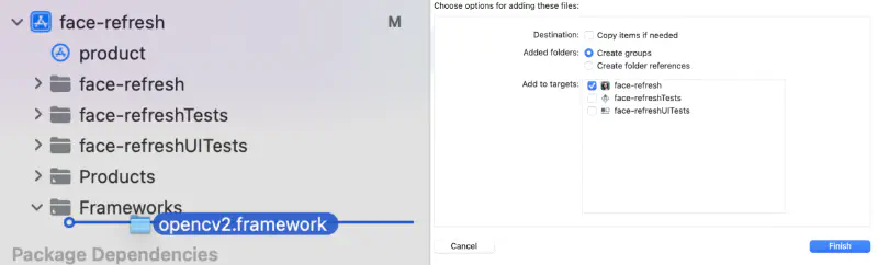 Use Opencv2 and Vision framework on iOS Use Opencv2 and Vision framework on iOS